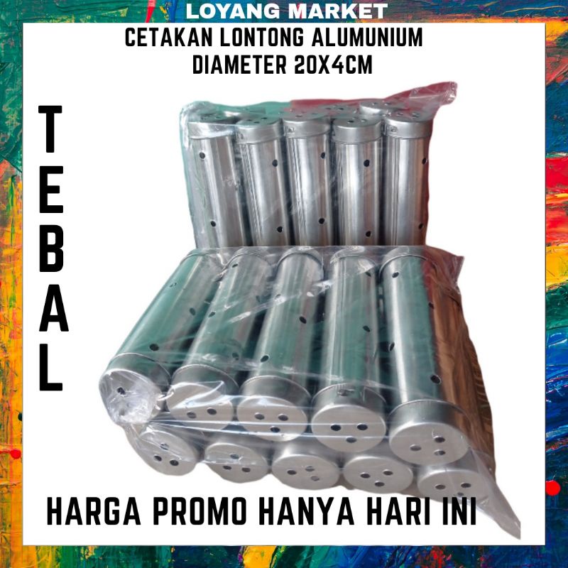 Jual Cetakan lontong tebal alumunium 20x5cm | Shopee Indonesia