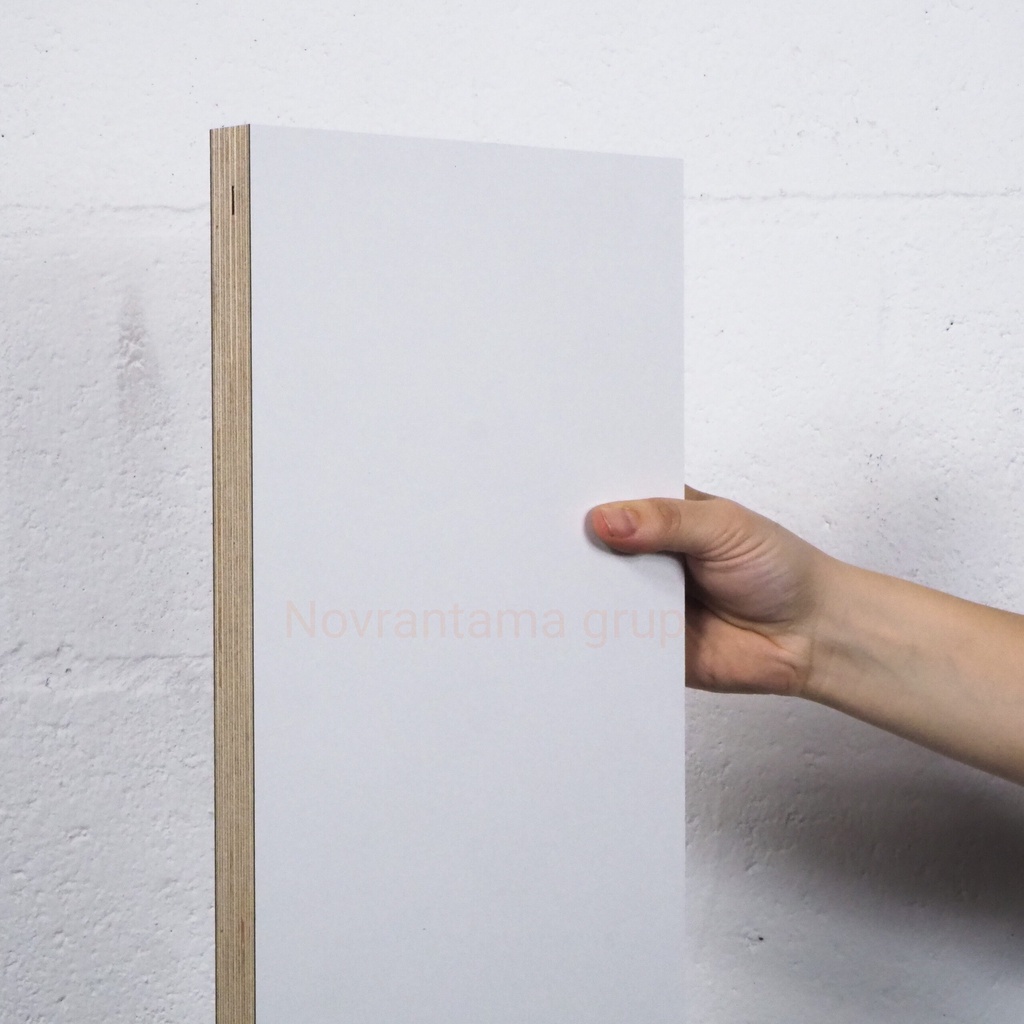 Jual Multiplek / Triplek melamin putih 18mm (200x100)cm, melaminto ...