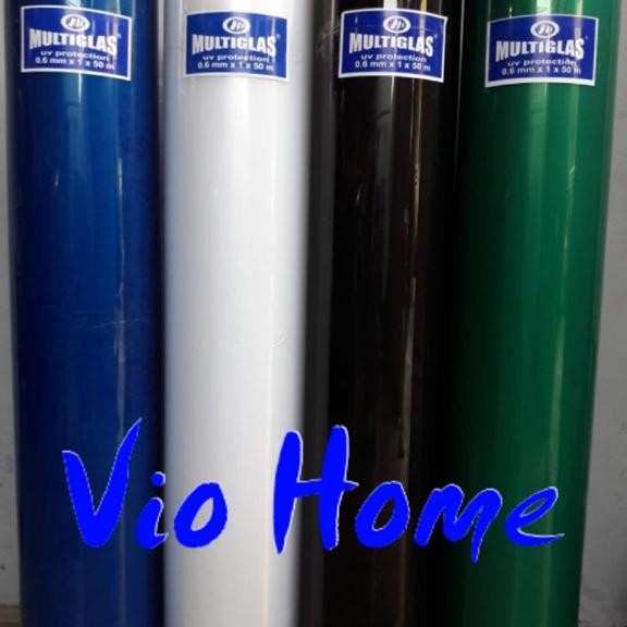 Jual FIBER VIBER PLASTIK PENUTUP PAGAR POLOS MULTIGLAS. HARGA PER 50CM ...