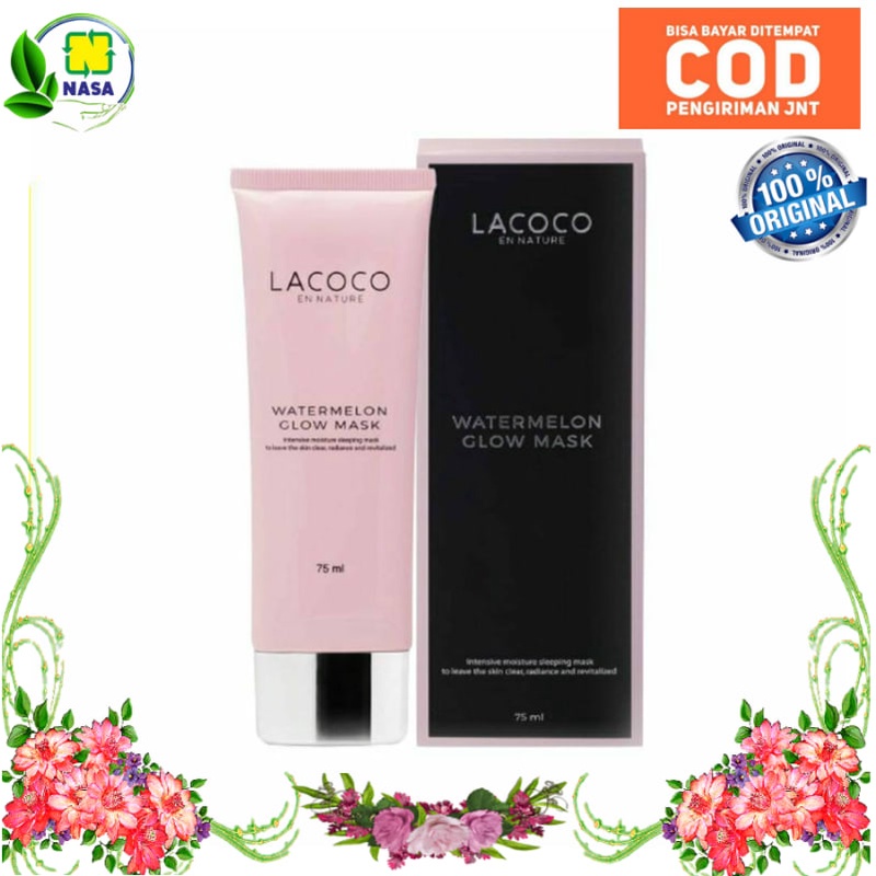Jual LACOCO watermelon glow mask Original Sleeping MaskYuli Nasa ...