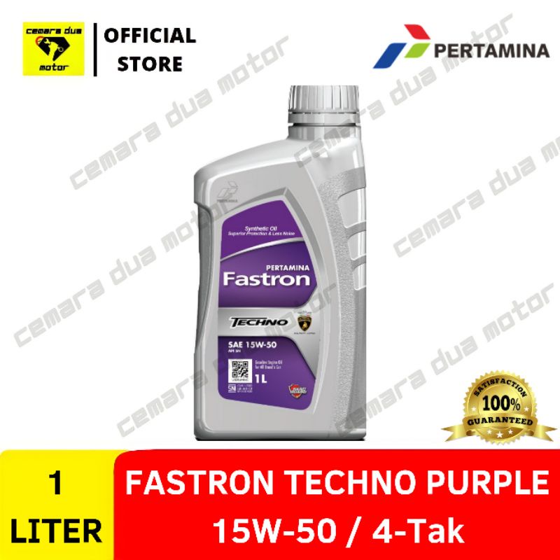 Jual OLI FASTRON TECHNO 15W-50 PURPLE SUPERIOR PROTECTION & LESS NOISE ...
