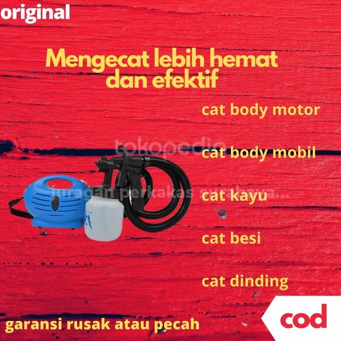 Jual Paint Zoom Spray Gun Kompresor Mini Airbrush Alat Cat Semprot ...