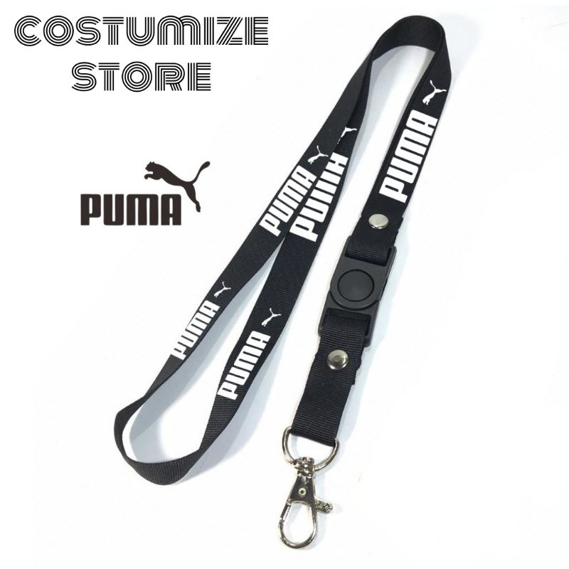 Jual lanyard PUMA gantungan kunci / tali lanyard gantungan leher id ...