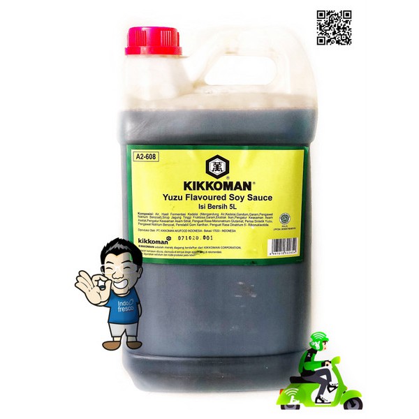 Jual Kikkoman Yuzu Flavoured Soy Sauce- Bumbu Saus Yuzu Halal 5L ...