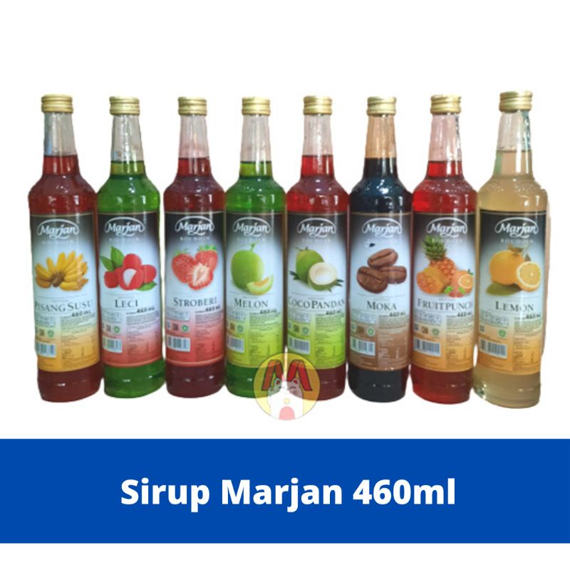 Jual Sirup Marjan Boudoin 460ml Aneka Rasa | Lemon, Fruit Punch, Moka ...