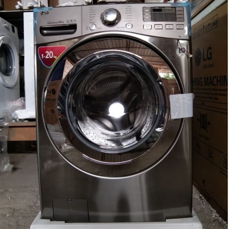 Jual Mesin cuci LG front loading kapasitas 20 kg murah untuk laundry | Shopee Indonesia