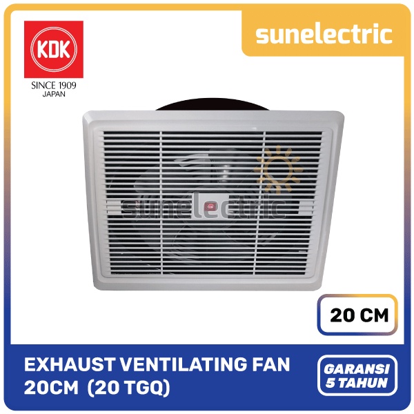 Jual KDK 20-TGQ 8" / 8 Inch / 20 cm KDK Ceiling Exhaust Ventilating Fan ...