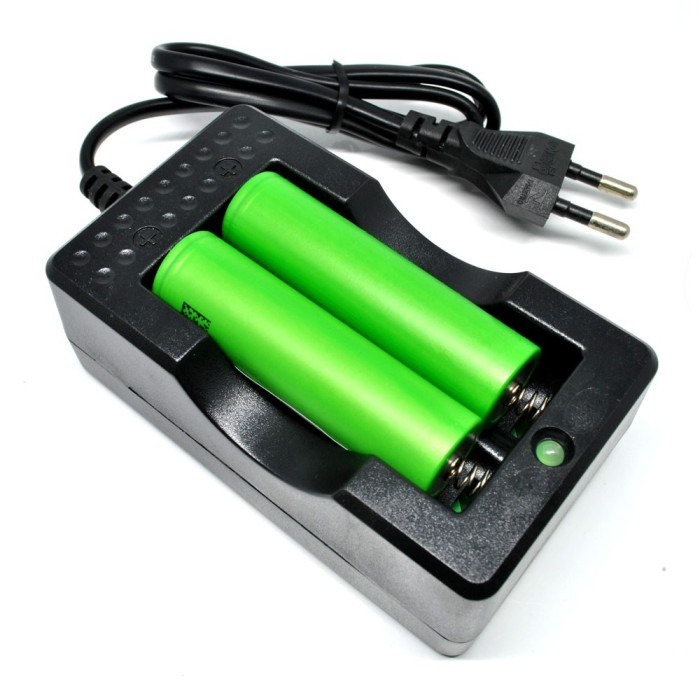 Jual Charger Batre 18650 2 Slot Taffware Dual Battery Cell Charge ...