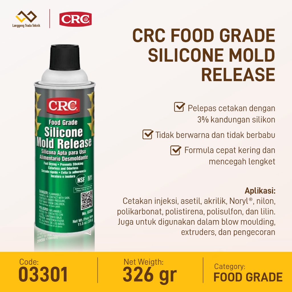 Jual CRC Food Grade Mold Release - 03301 | Shopee Indonesia