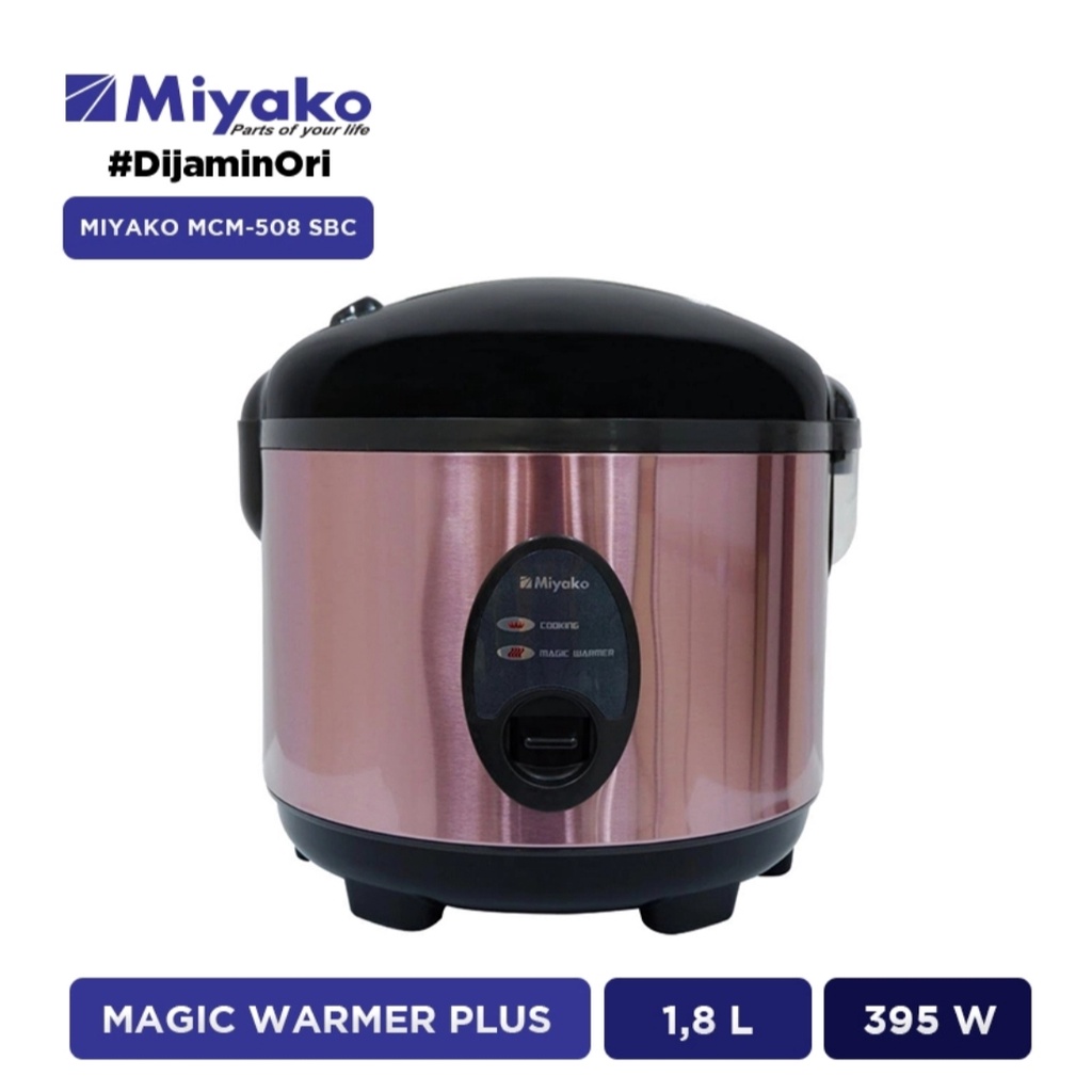 Jual MIYAKO Magic Warmer PLUS [1,8L] MCM-508SBC Rice Cooker | Shopee ...