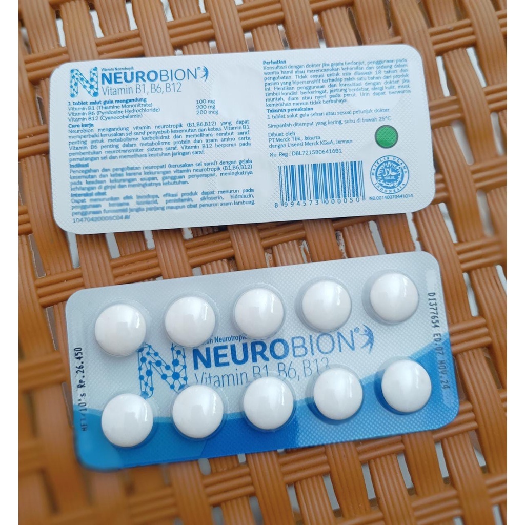 Jual Neurobion 10 Tablet (BIRU) | Shopee Indonesia