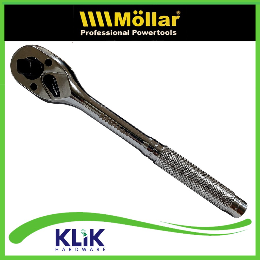 Jual MOLLAR Gagang Rachet Ratchet Kunci Stang Shock Sock Sok 1/2 3/8 1/ ...