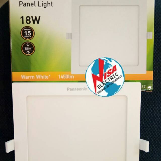 Jual Lampu led panel light kotak 18W 18 W 18watt panasonic inbow ...