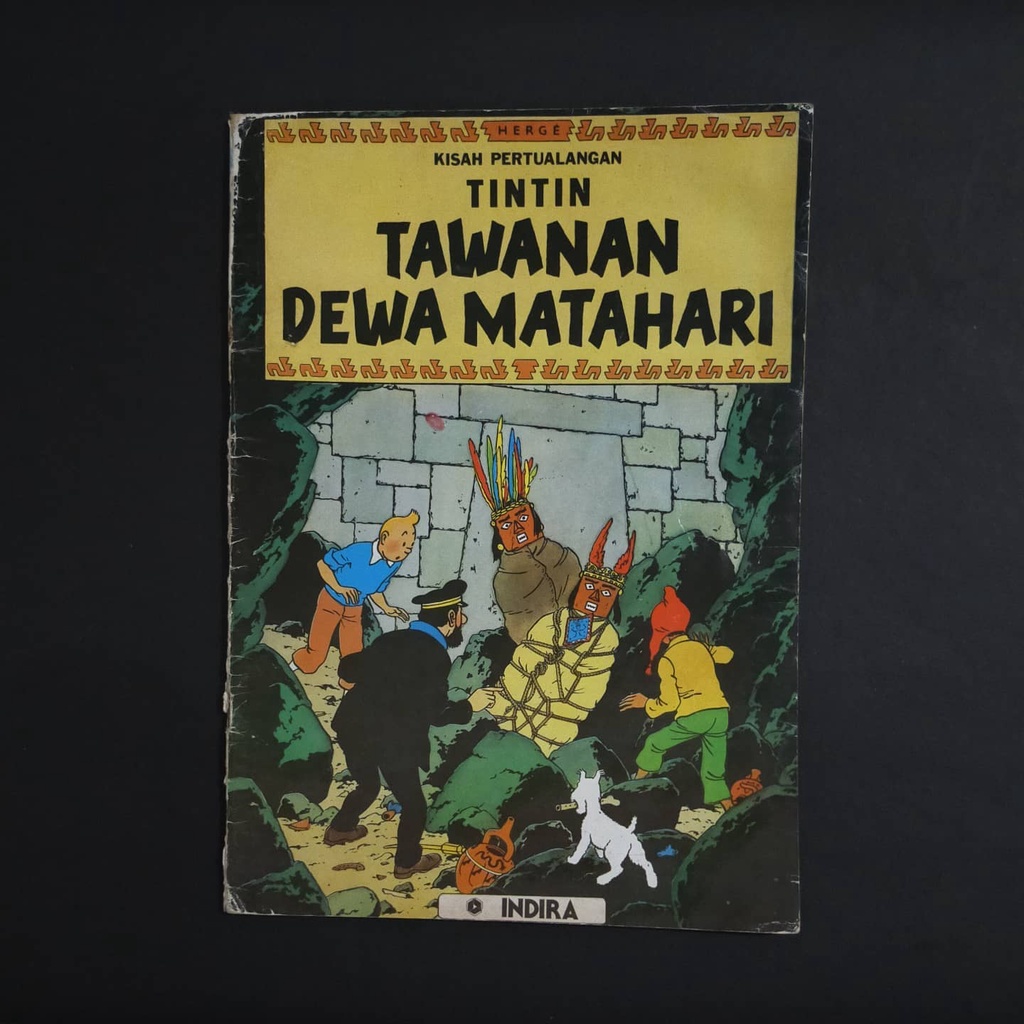 Jual Komik Cergam Eropa Langka Tintin Tawanan Dewa Matahari | Shopee ...