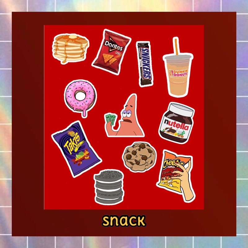 Jual Food/Snack sticker | Shopee Indonesia