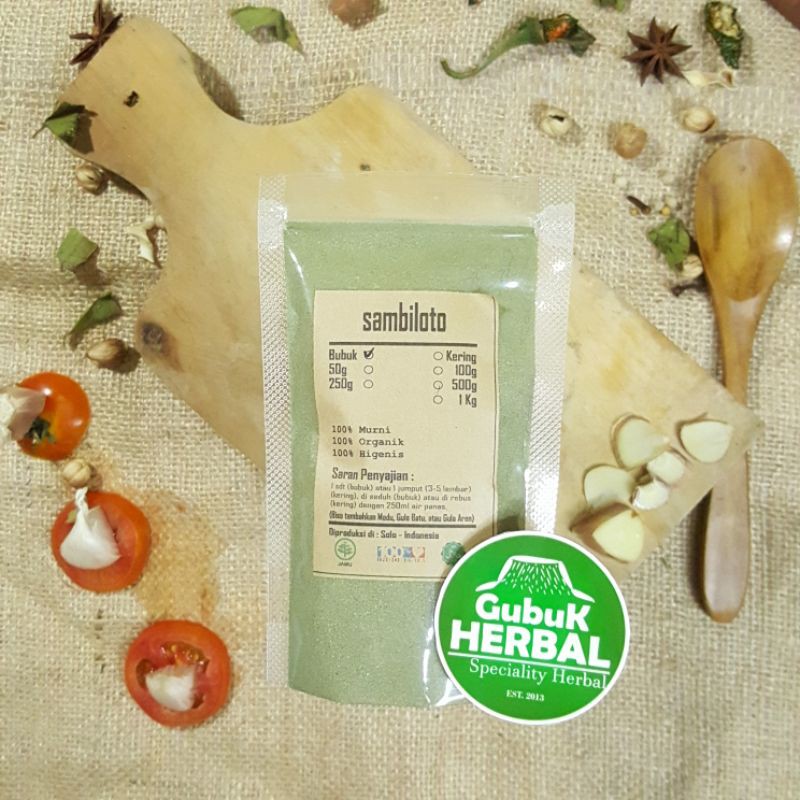 Jual SAMBILOTO / SAMBIROTO BUBUK 50 GRAM - Andrographis Paniculata ...