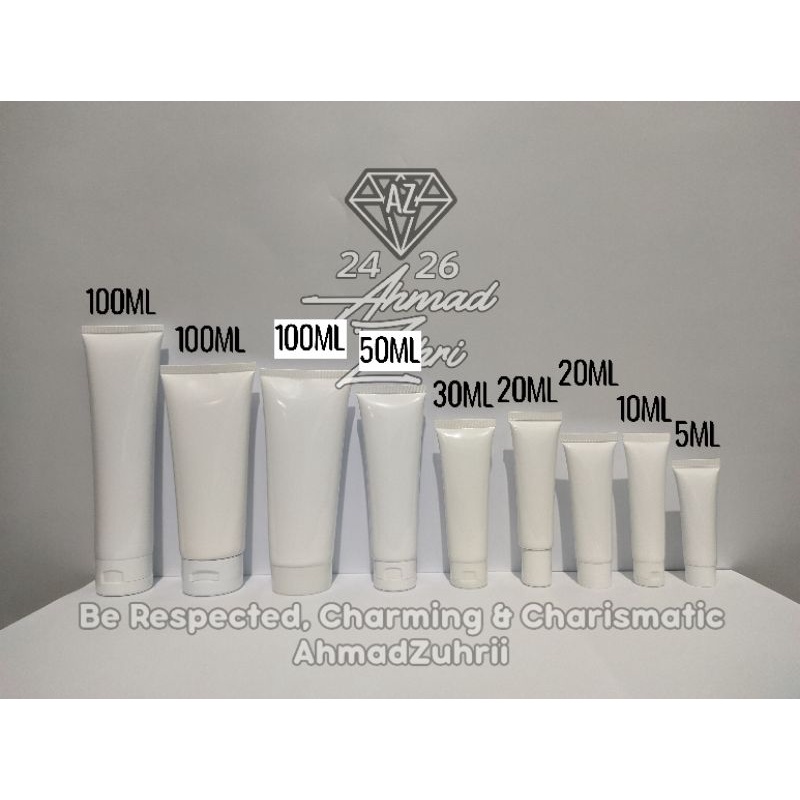 Jual Tube Kosong 5ml 10ml 15ml 20ml 30ml 50ml 100ml 150ml 200ml 250ml Minimal Order 25pcs | Tube ...