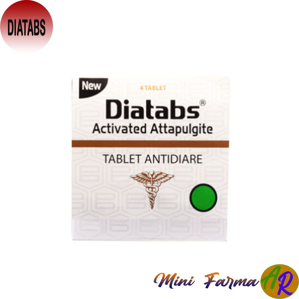Jual DIATABS - OBAT DIARE 1 STRIP @ 4 TABLET | Shopee Indonesia