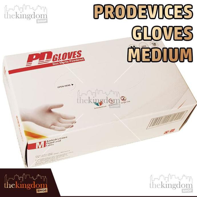 Jual ProDevice PD Gloves Sarung Tangan Dokter Karet Latex Pro Device ...
