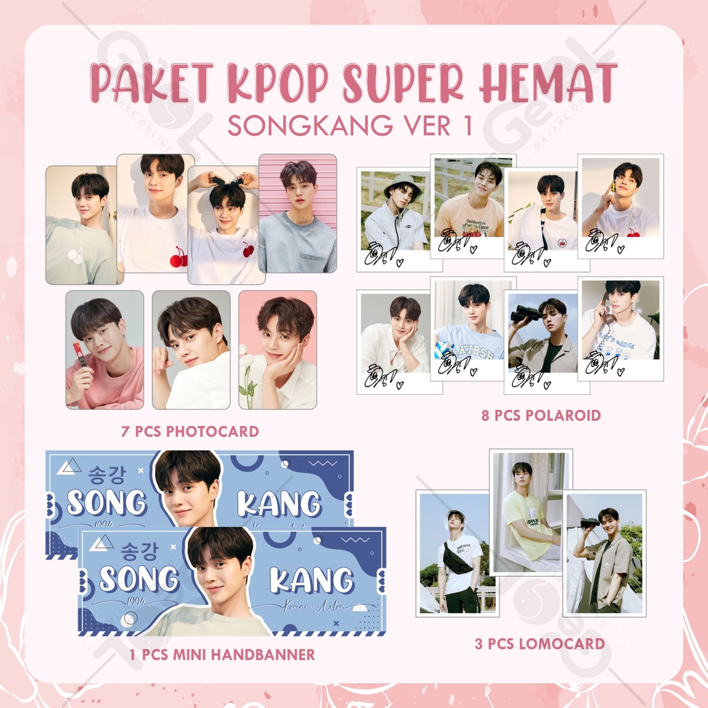Jual PAKET KPOP SUPER HEMAT 10K | SONG KANG | Shopee Indonesia