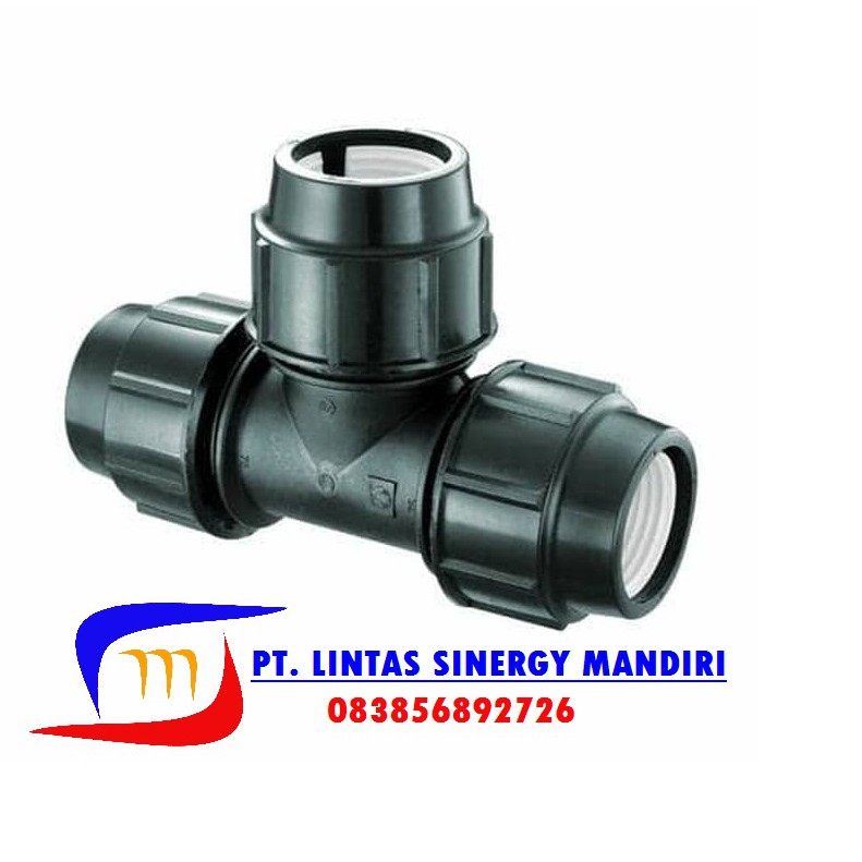 Jual Fitting Pipa HDPE Compression Tee 2" / 63mm | Shopee Indonesia