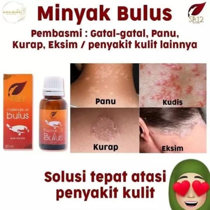 Jual MINYAK BULUS SR12 OBAT KORENG EKSIM KURAP BOROK PANU GATAL GATAL ...