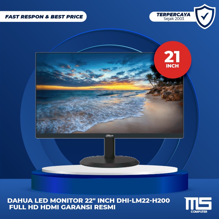 Jual Dahua LED Monitor 22" Inch DHI-LM22-H200 Full HD HDMI Garansi ...