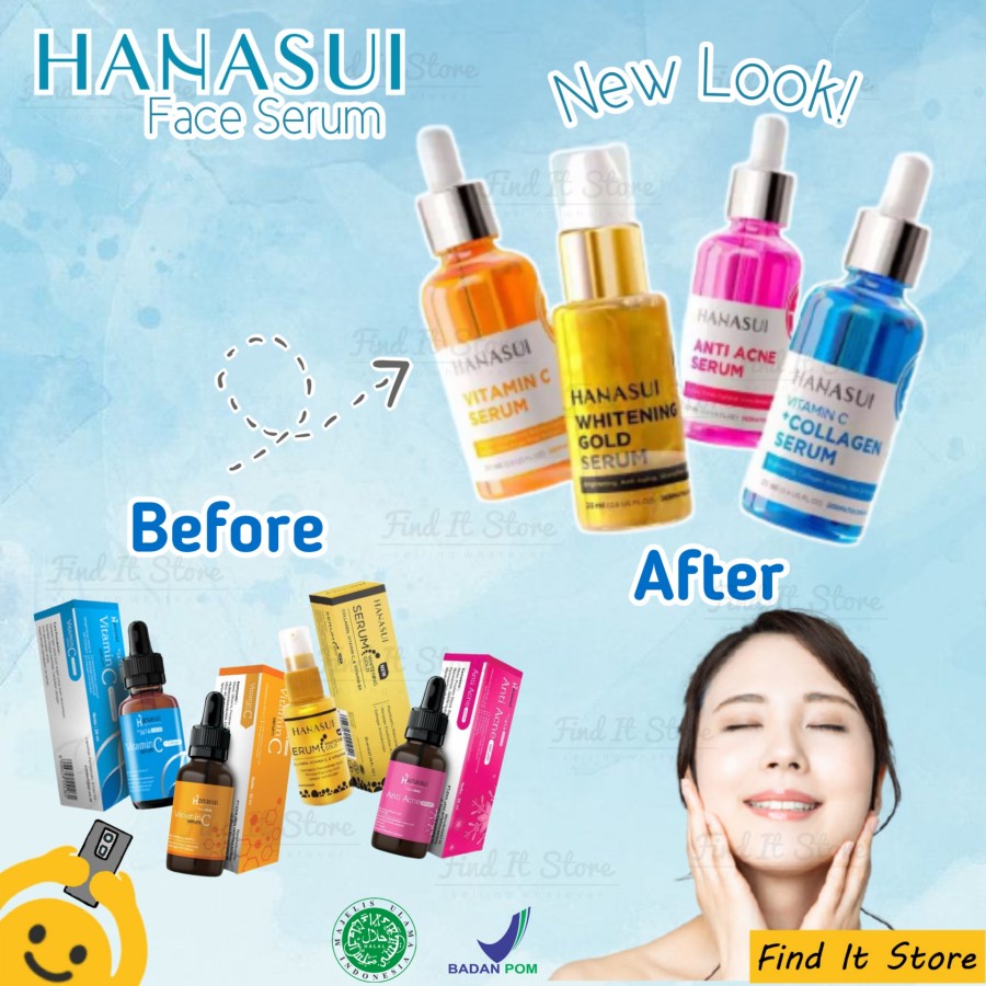 Jual Hanasui Serum Anti Acne 20 Ml | Gold | Men | Collagen | Vitamin C ...