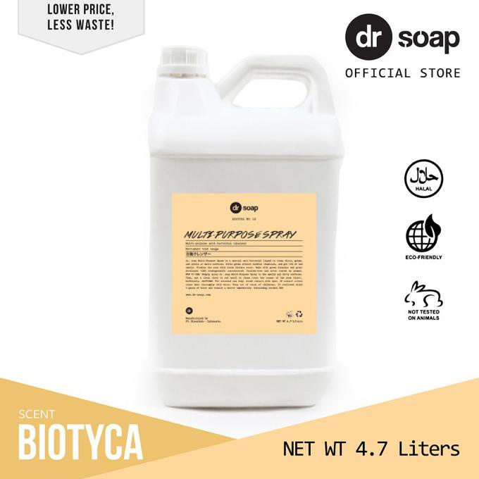 Jual Produk Terbaik] Dr Soap Multi Purpose Spray 4.7L (Biotyca ...