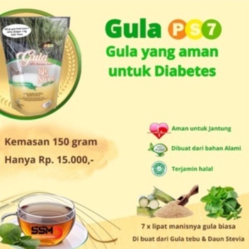 Jual Gula Diet Sehat Stevia PS7/ Rendah Kalori/ Pemanis Alami Untuk ...