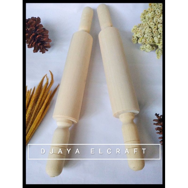 Jual Rolling Pin Kayu 40cm | Penggilas Adonan | Gilingan Adonan ...