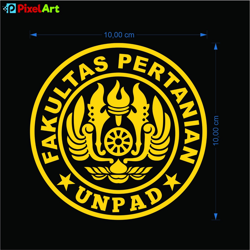Jual STIKER KAMPUS FAKULTAS PERTANIAN STICKER UNPAD KACA MOBIL BUKU ...