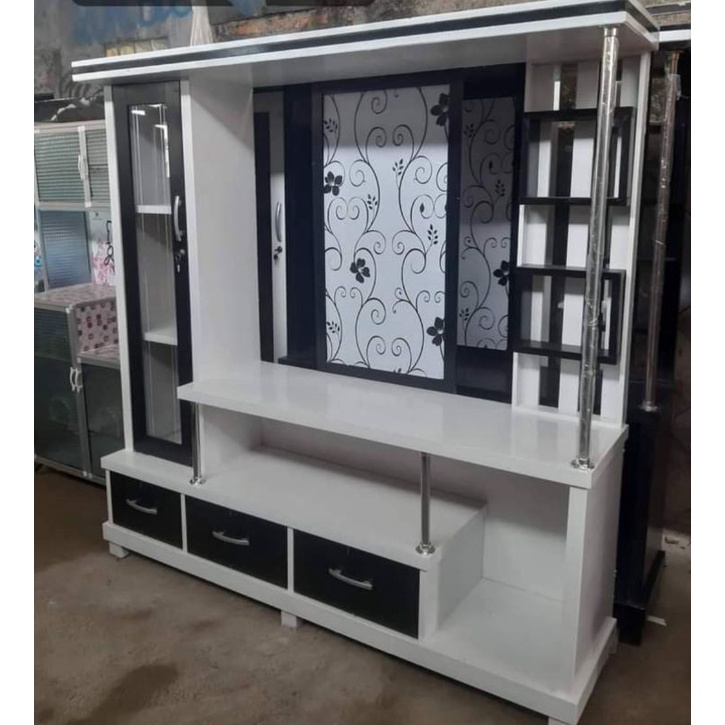 Jual Berkat Furniture - Buffet TV Double LED 160 cm WAJIB BACA ...