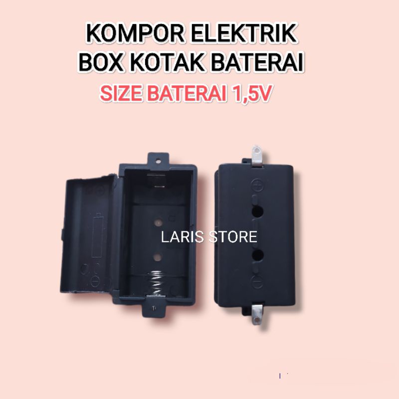 Jual Box / Kotak Baterai Kompor Gas Elektrik / Baterry Box 1,5V Hitam ...
