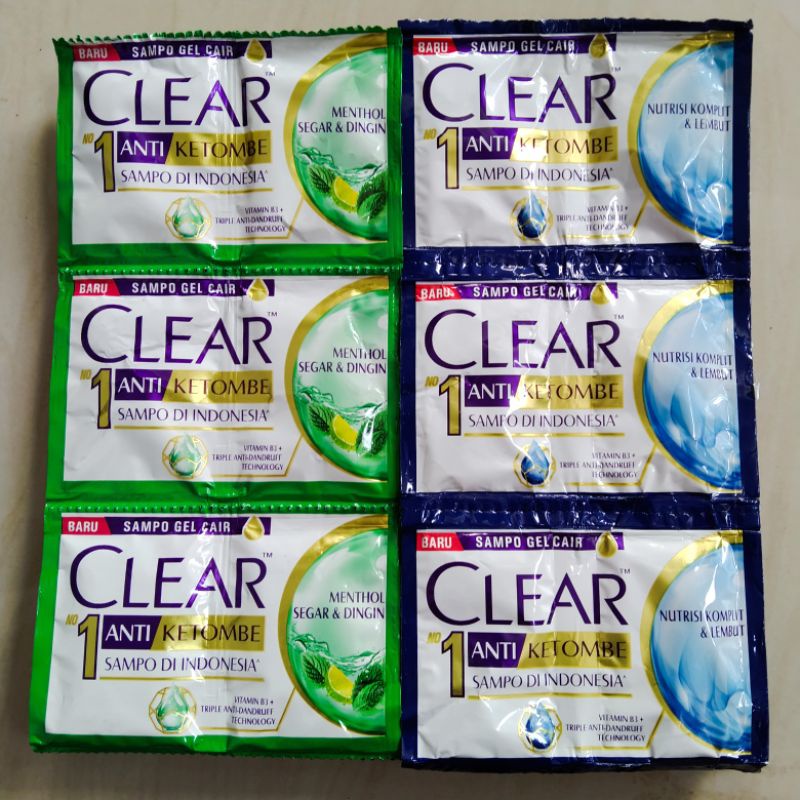 Jual Sampo Clear Renteng ( isi 24 pcc ) | Shopee Indonesia