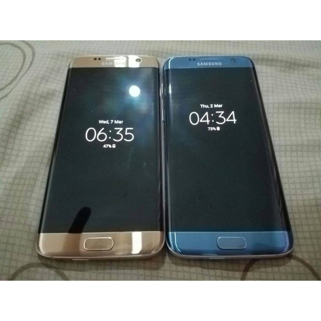 Jual Samsung S7 edge dual sim mulus lengkap normal mnus shadow dkit aja ...
