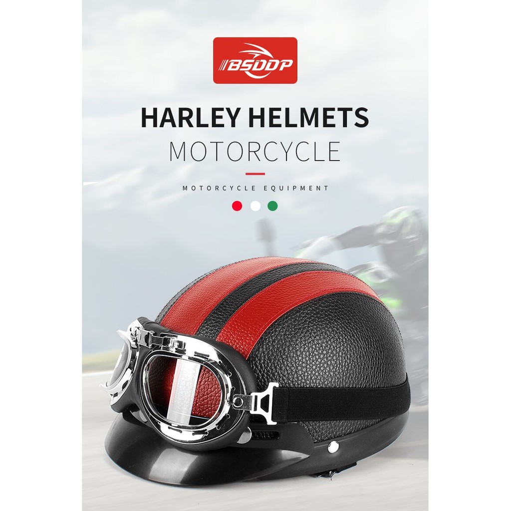 Jual Helm Retro / Helm Motor Retro / Helm Catok Sepeda Motor Vintage ...