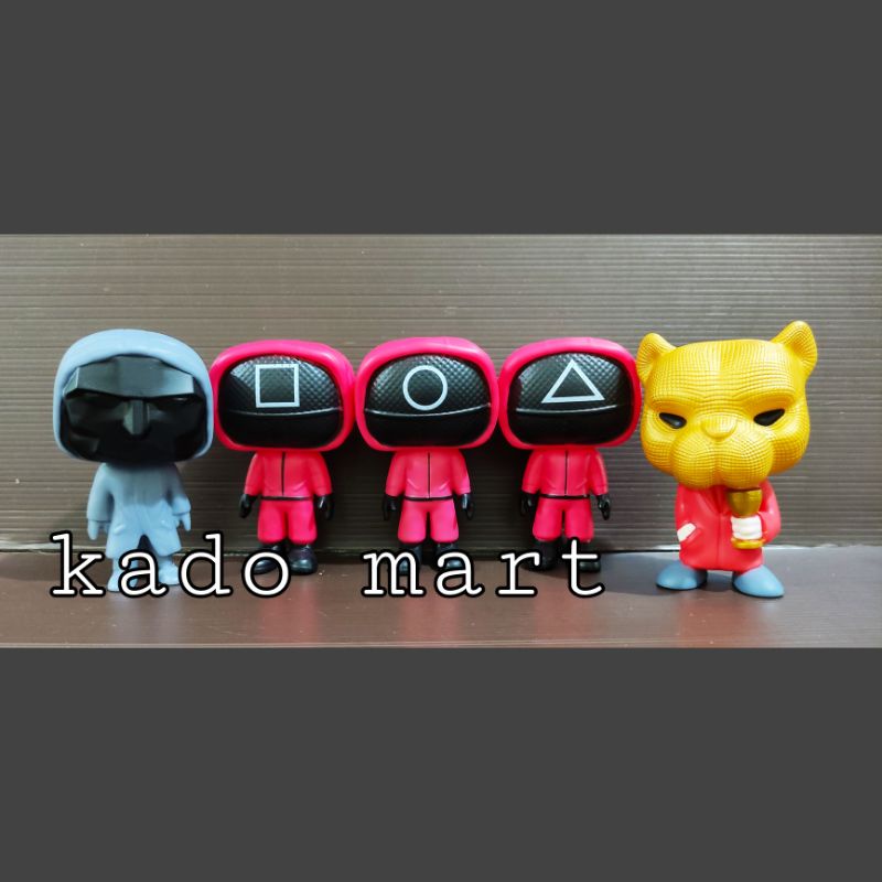 Jual mainan squid game set 5 action figure squidgame | Shopee Indonesia