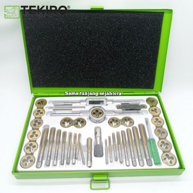 Jual TEKIRO TAP AND DIES SET 40 PCS / ALAT SENAI DAN TAP BAUT TEKIRO ...