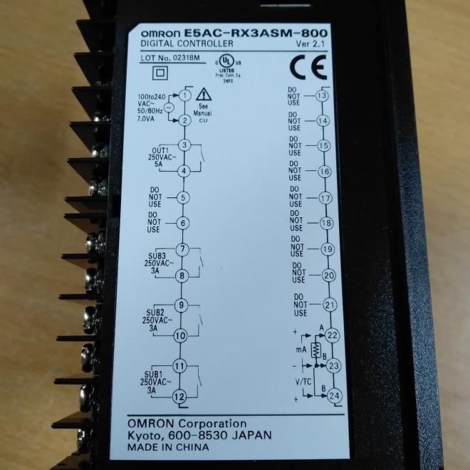 Jual Temperature Controller / Control E5Ac - Rx3Asm - 800 Omron ...