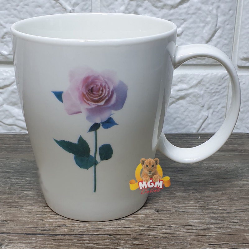 Jual Mug Keramik motif bunga mawar - Tangkai bunga mawar Mug | Shopee ...
