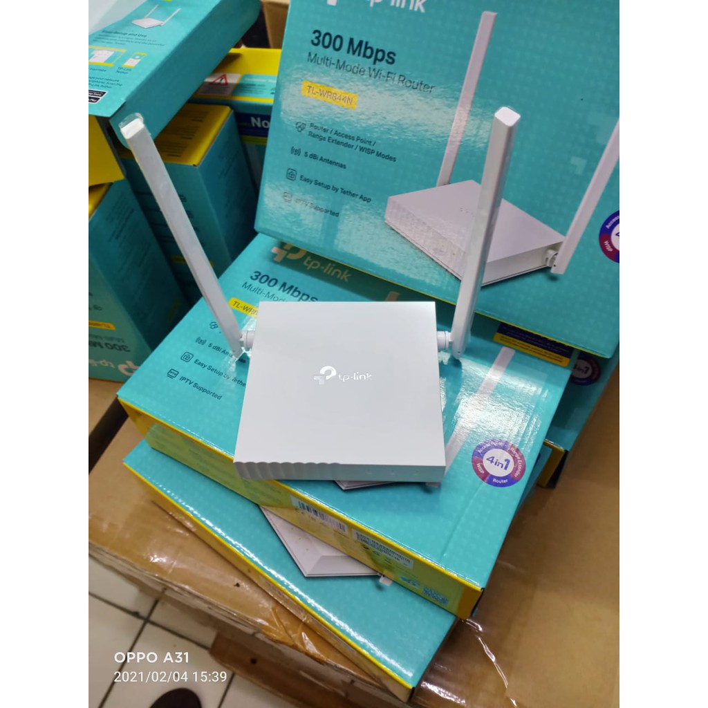 Jual TL-WR844N 300 Mbps Multi-Mode Wi-Fi Router | Shopee Indonesia