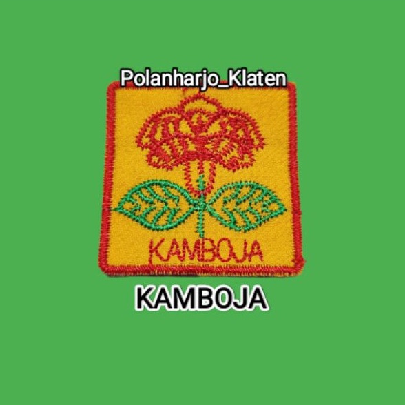 Jual Tanda Regu Pramuka Putri Kamboja / Tanda Regu Pramuka Kamboja ...