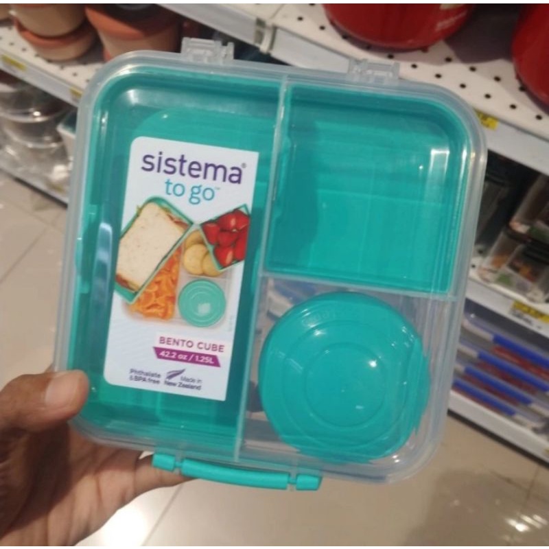 Jual Ace Sistema Kotak Makan Bento Lunch Box 1.25 Ltr / 1.65 Ltr Tempat ...