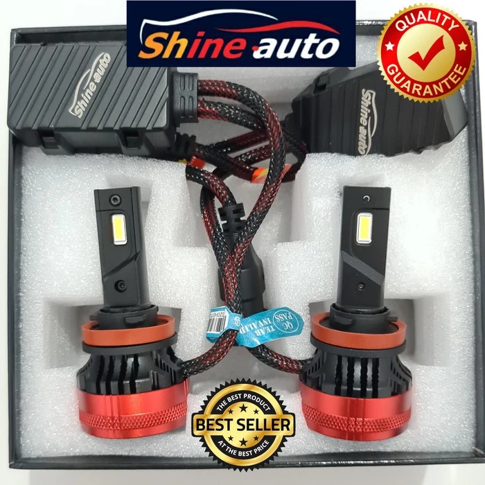 Jual LED BULB F5 PLUS 6000K 55 WATT H11 - HIR2 - HB3 - HB4 11000LM ...