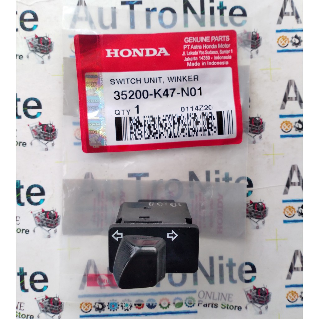 Jual Switch Winker Tombol Sein 35200-K47-N01 Honda Revo Beat Pop Scoopy ...