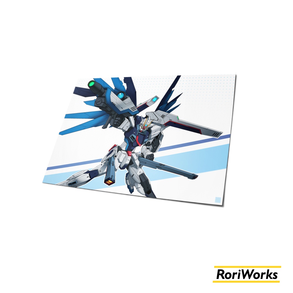 Jual Poster Anime - Freedom Gundam | Shopee Indonesia