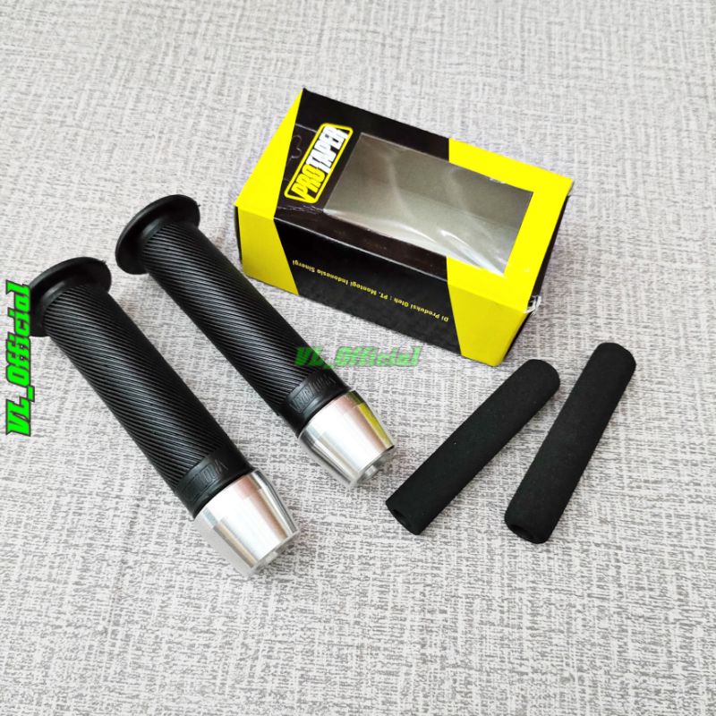 Jual handgrip sarung gas protaper model bulu + JALU stang chrome model ...