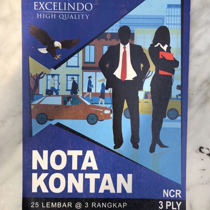 Jual NOTA KONTAN BESAR EXCELINDO 25 LEMBAR X 3 PLY NCR KERTAS NOTA ...