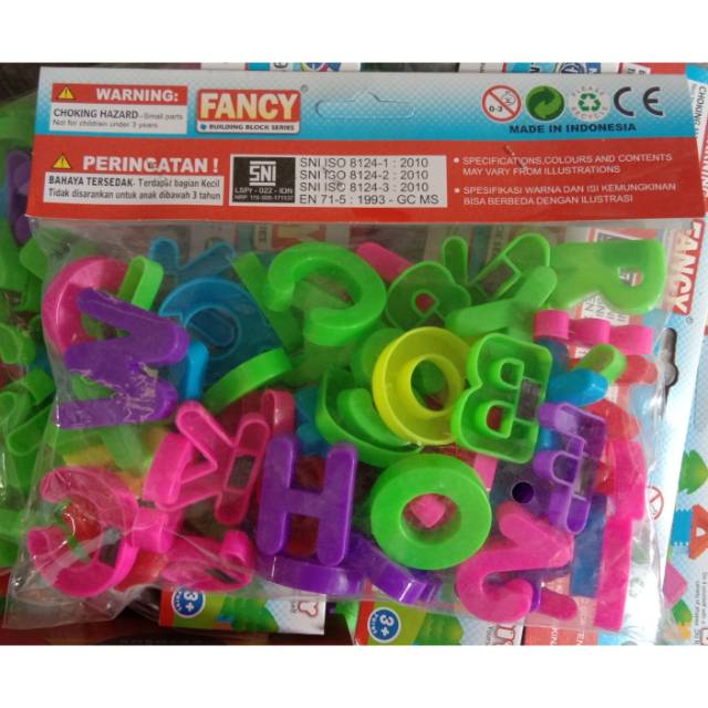 Jual MD 1599 Mainan huruf dan angka magnet fancy / mainan mengenal ...
